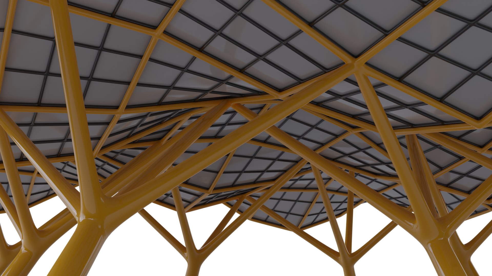 3D Tree Structure Pavilion 01 Polygonal - TurboSquid 2254683