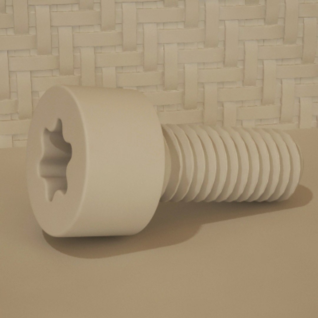 Screw Torx 6 3d Model