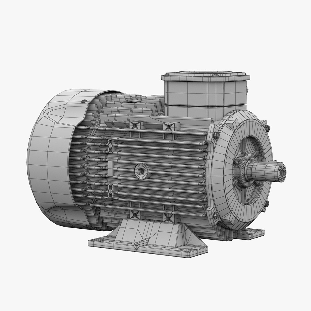 Electric Motor 3D Model - TurboSquid 1356889