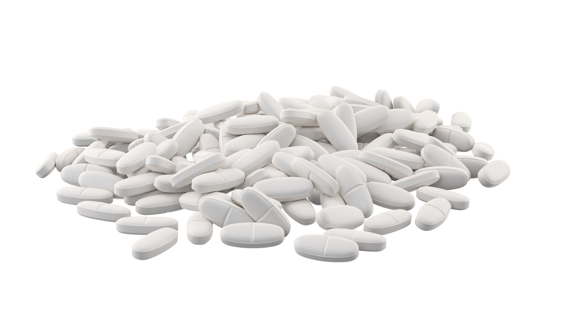 3D Pill Pile Model - TurboSquid 2151102