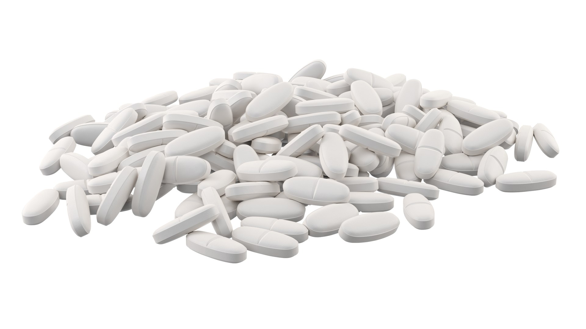 3D Pill Pile Model - TurboSquid 2151102