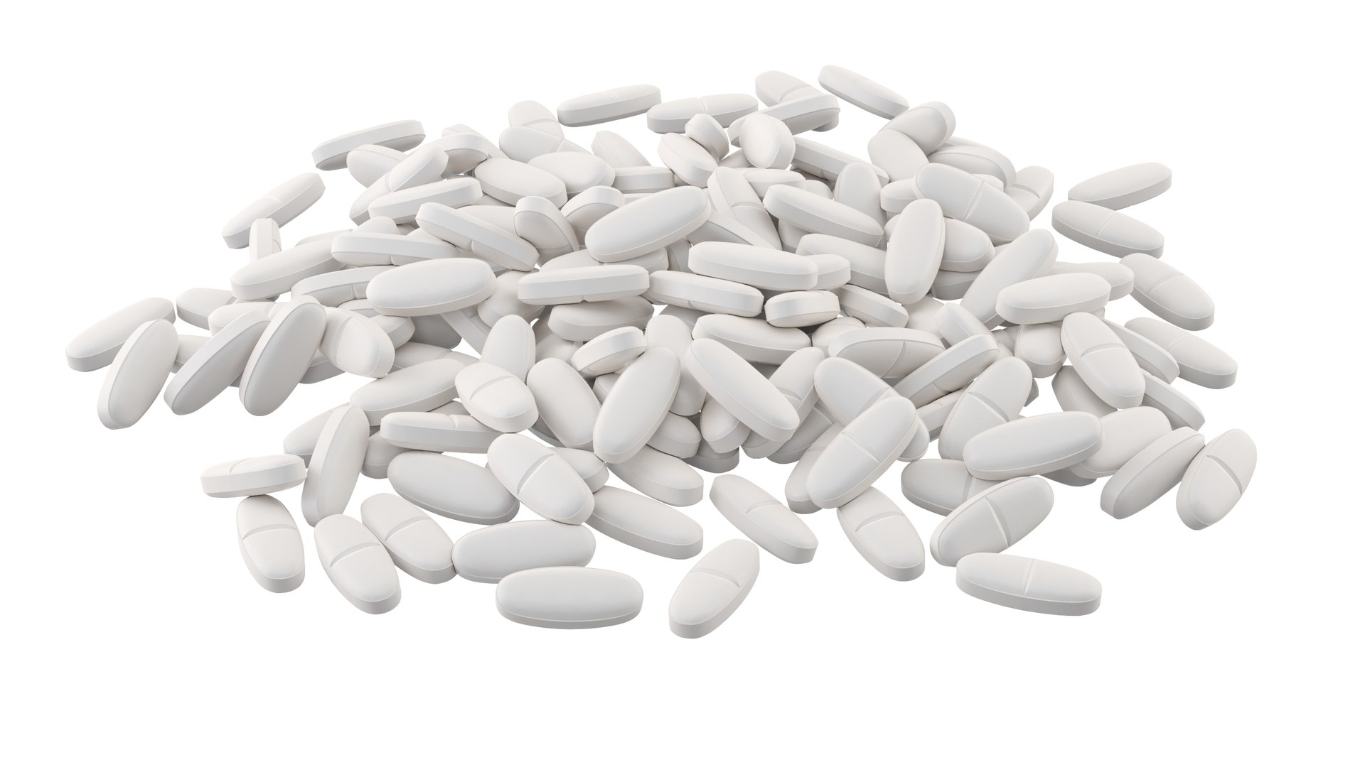 3D Pill Pile Model - TurboSquid 2151102