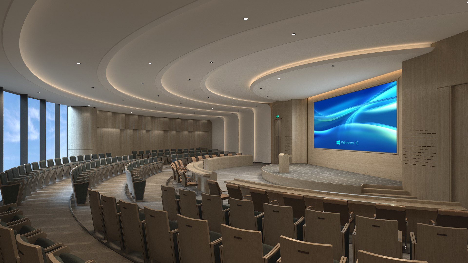 3D Lecture Hall Collection 02 Model - TurboSquid 2135906
