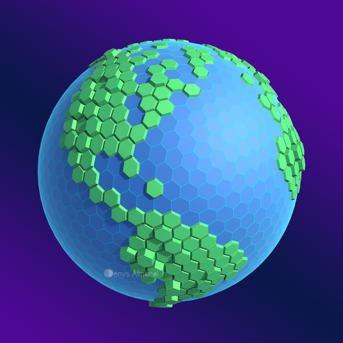 3d cellular planet
