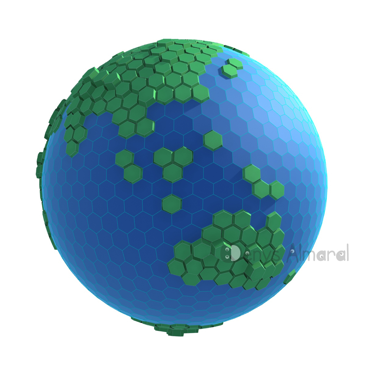 3d cellular planet