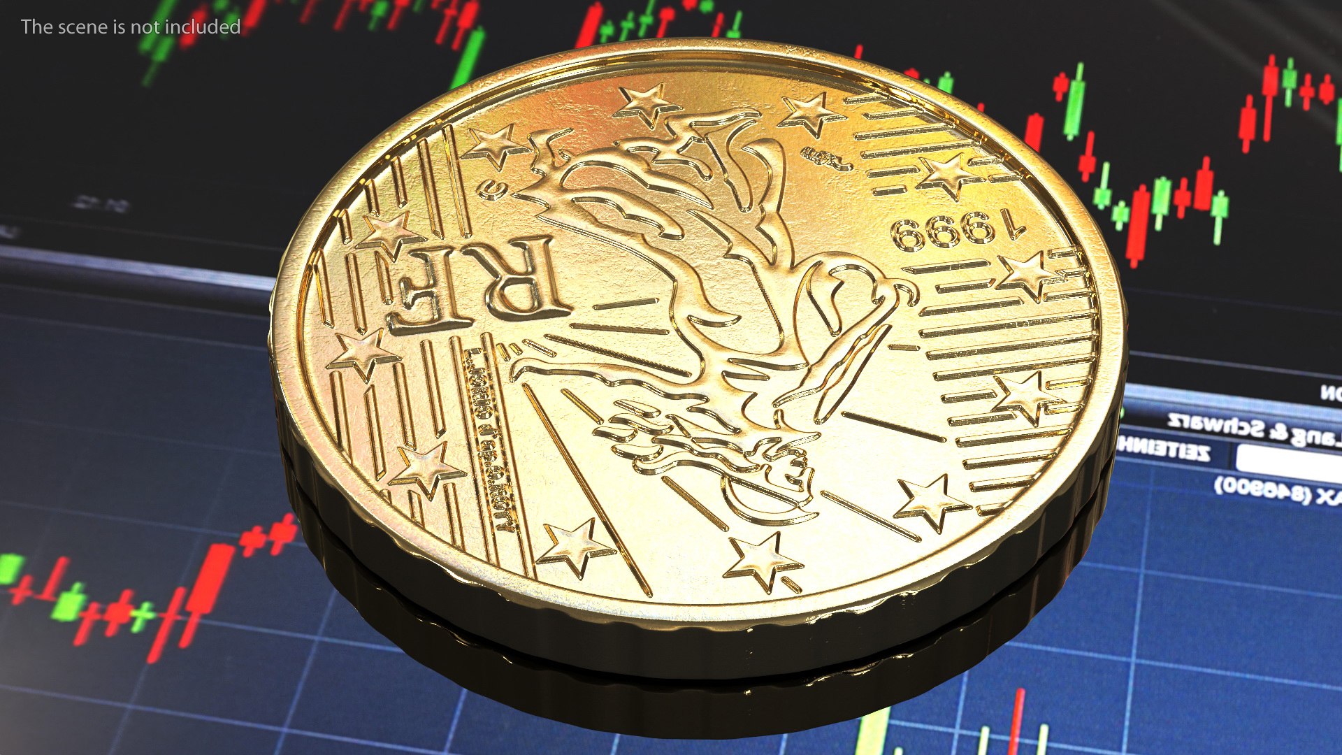 50 Euro Cent France 3D - TurboSquid 2121901