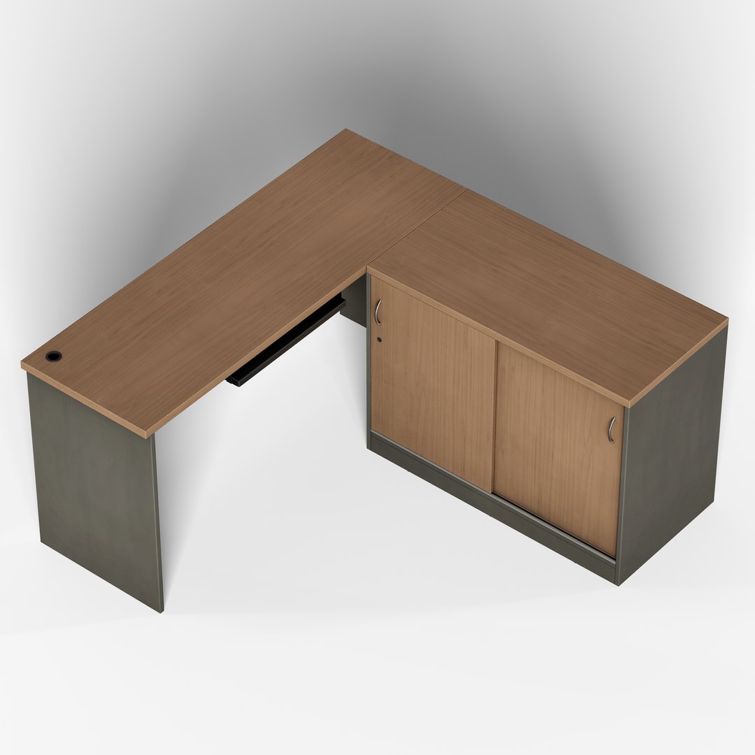 3D Office Table Model - TurboSquid 2185868