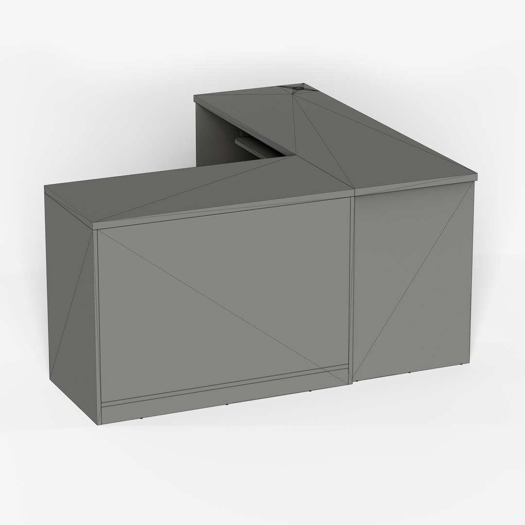 3D Office Table Model - TurboSquid 2185868