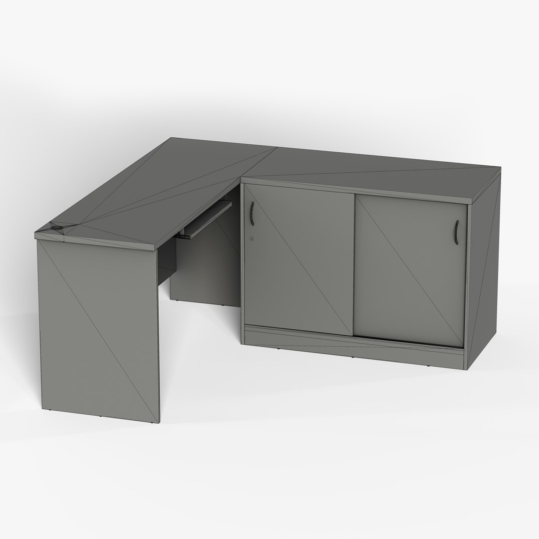 3D Office Table Model - TurboSquid 2185868