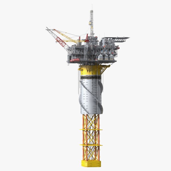 Shell Perdido Oil Platform Rigged for Cinema 4D 3D model - TurboSquid ...