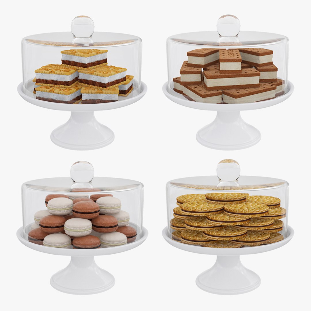 Cookie Stand Collection Model - TurboSquid 2194175