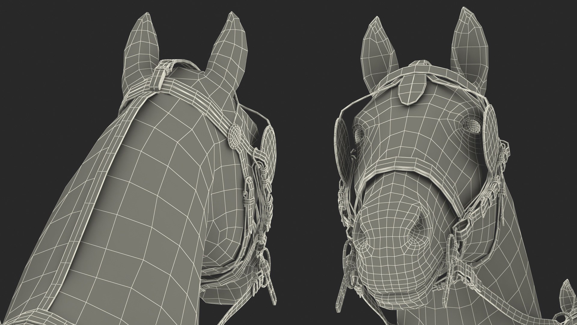 3D model team leather harness rigged - TurboSquid 1580999