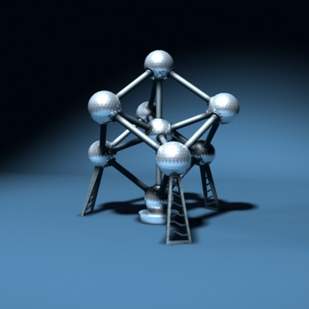 Atomium Landmark 3d Model