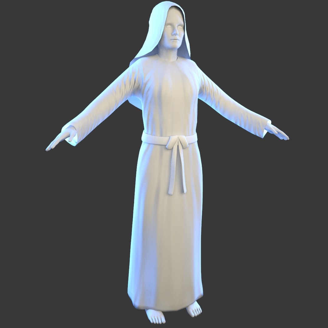 3D Virgin Mary - TurboSquid 1429369