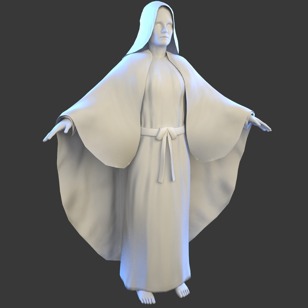 3D Virgin Mary - TurboSquid 1429369