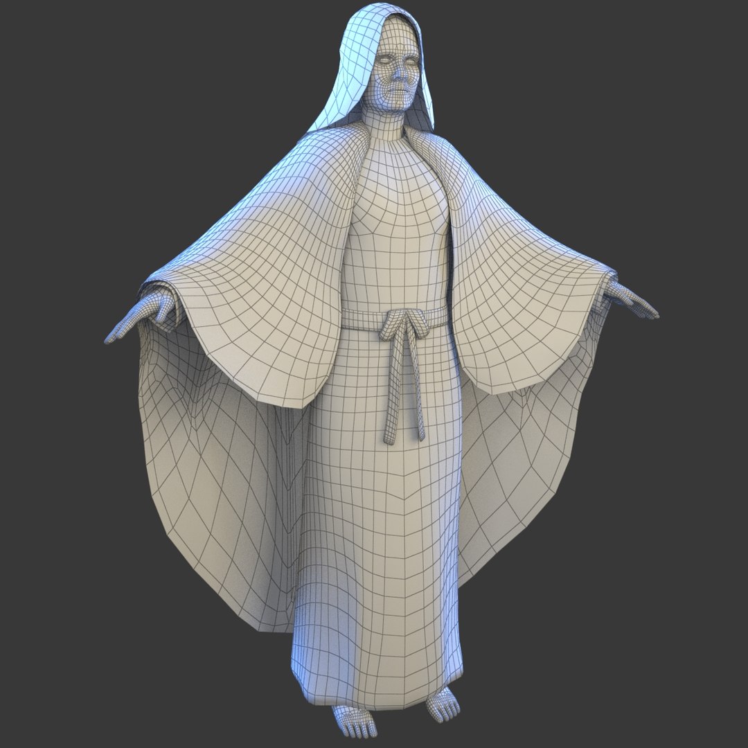 3D Virgin Mary - TurboSquid 1429369