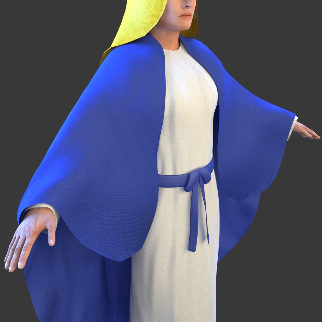 3D Virgin Mary - TurboSquid 1429369
