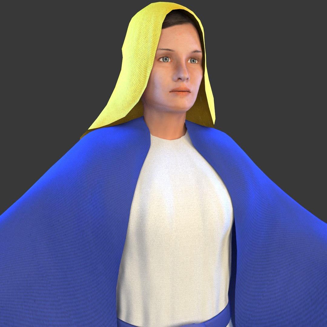 3D Virgin Mary - TurboSquid 1429369