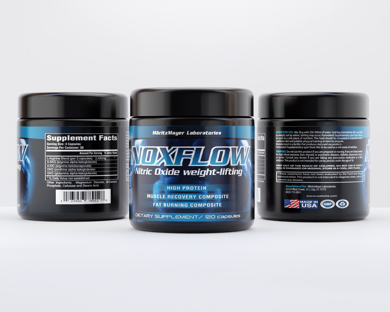 3D Supplement Capsule Packaging Modelling - TurboSquid 2229197