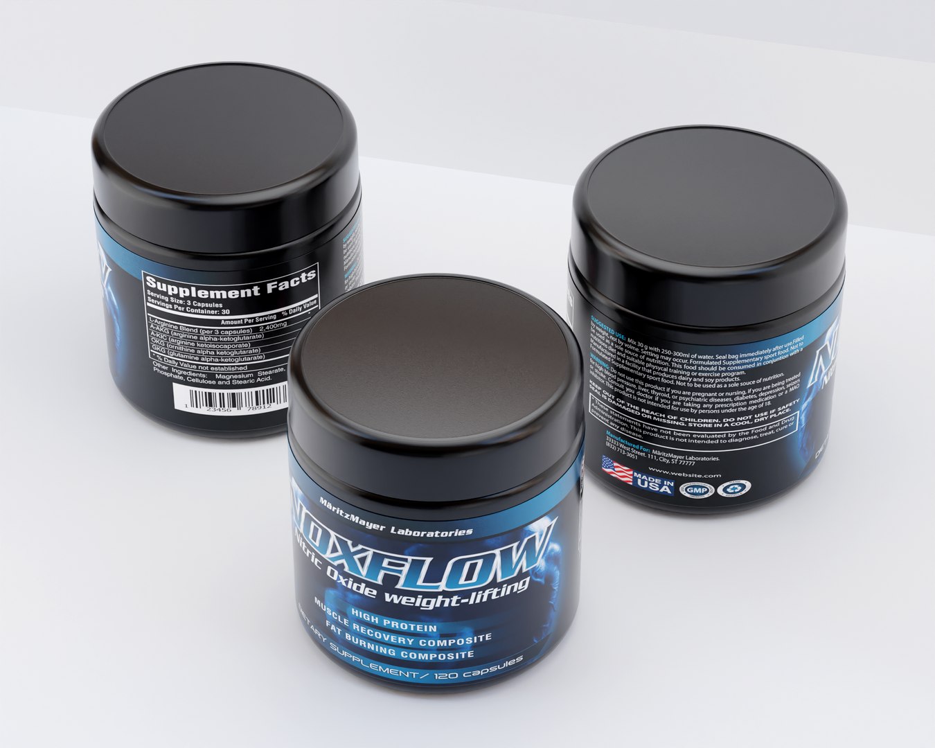 3D Supplement Capsule Packaging Modelling - TurboSquid 2229197