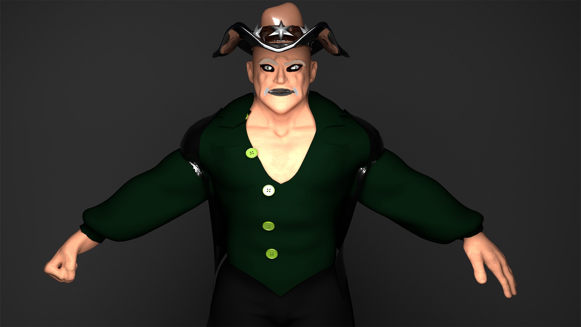 3D Cowboy - TurboSquid 2214477