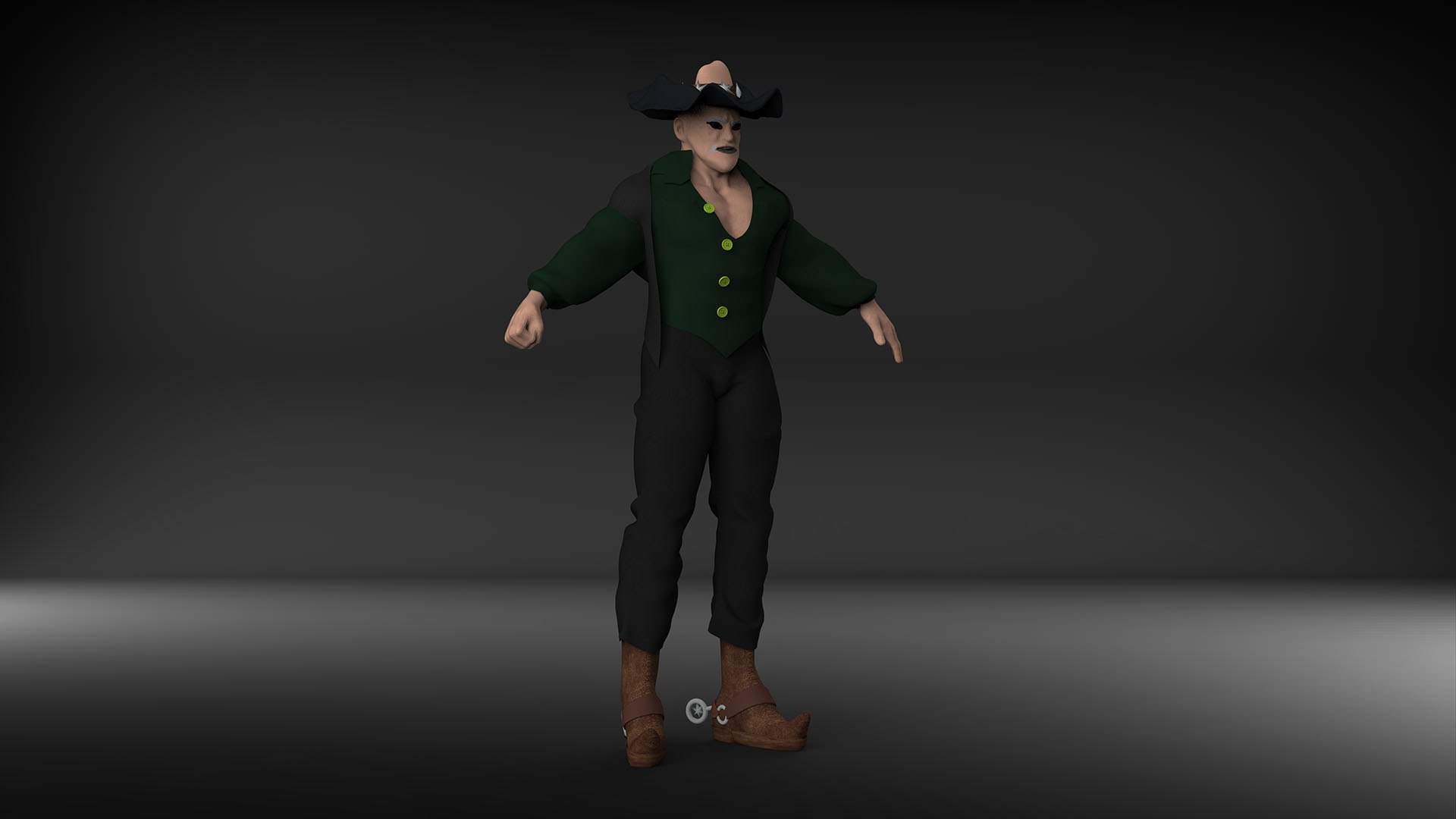 3D Cowboy - TurboSquid 2214477