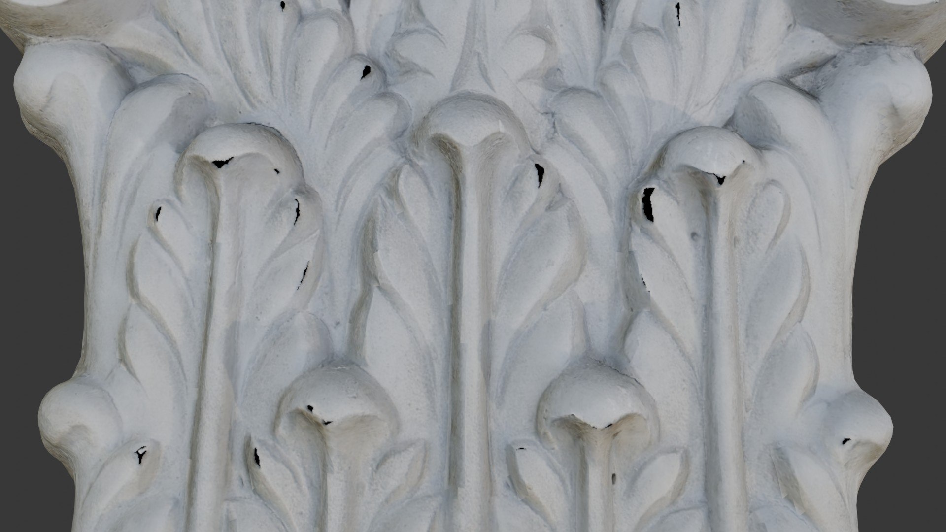 Corinthian Capital Fragment 3D Scan Model - TurboSquid 2404533