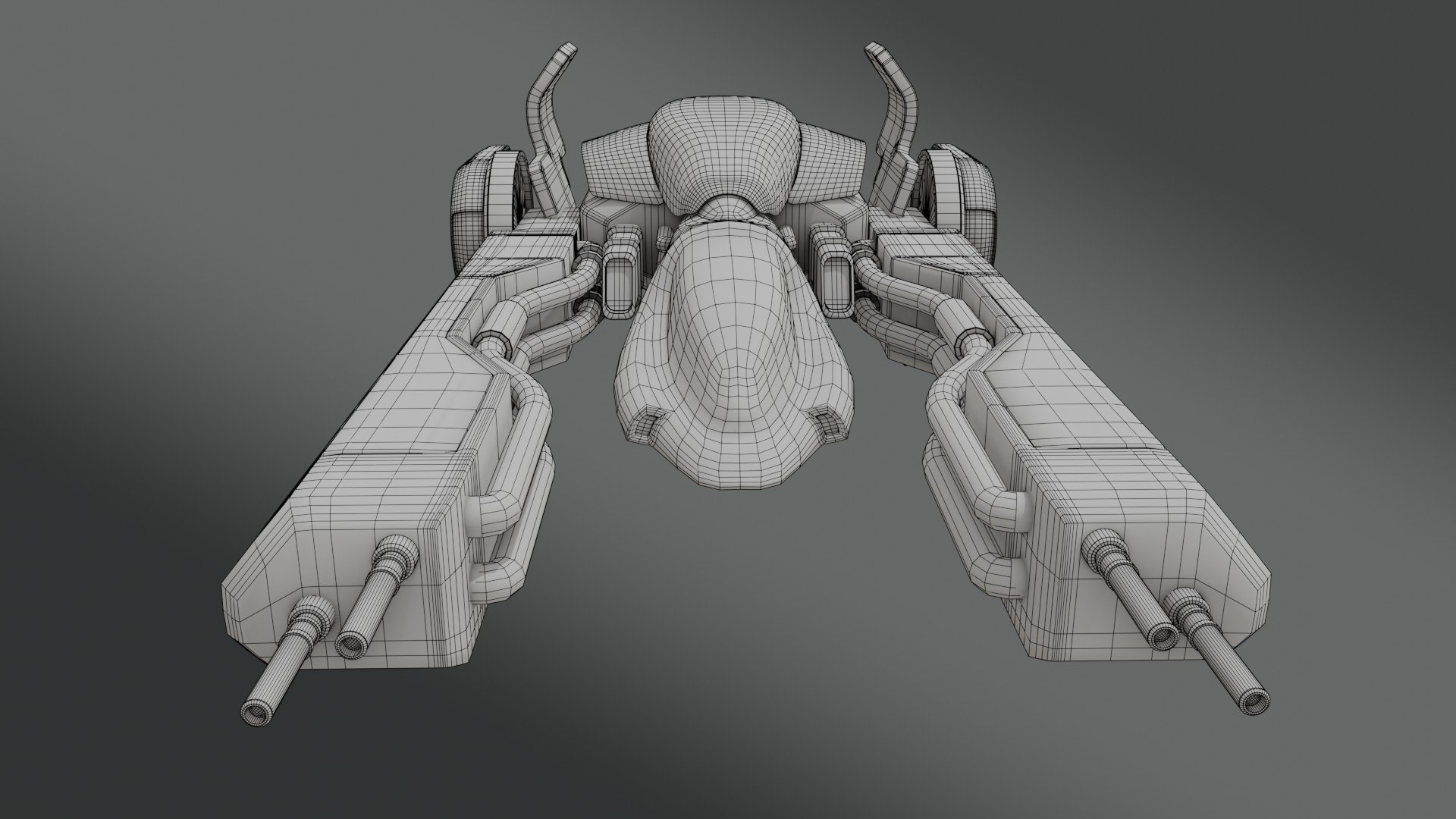 Sci-Fi Fighter Jet - Low Poly - Game Ready 3D Model - TurboSquid 2504188