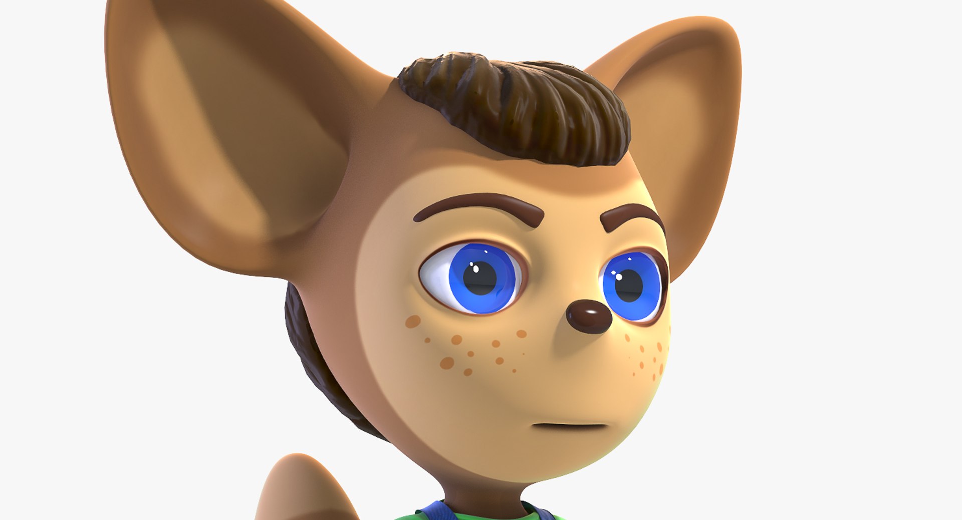 3d Cartoon Character Liu