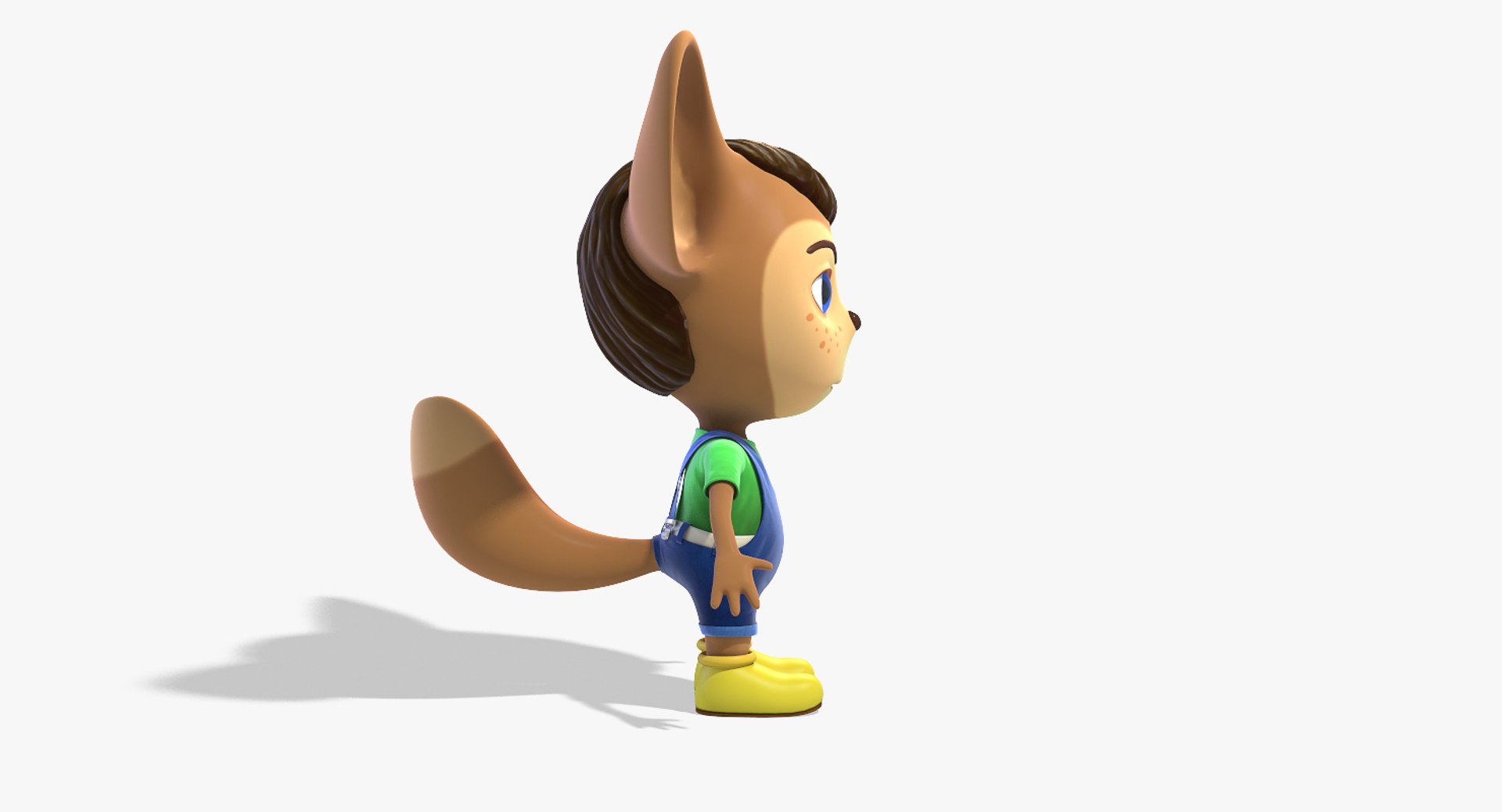 3d Cartoon Character Liu