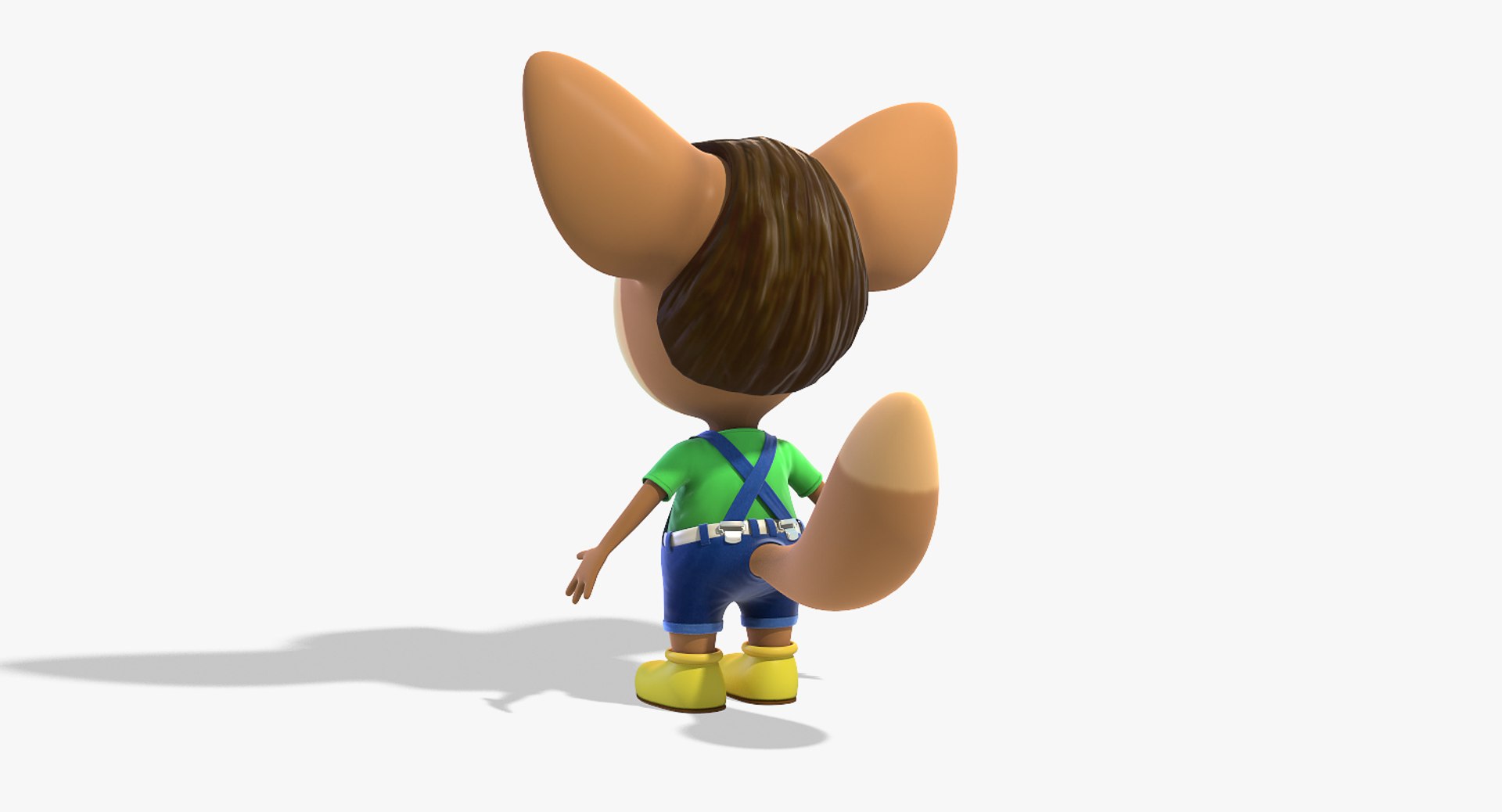 3d Cartoon Character Liu