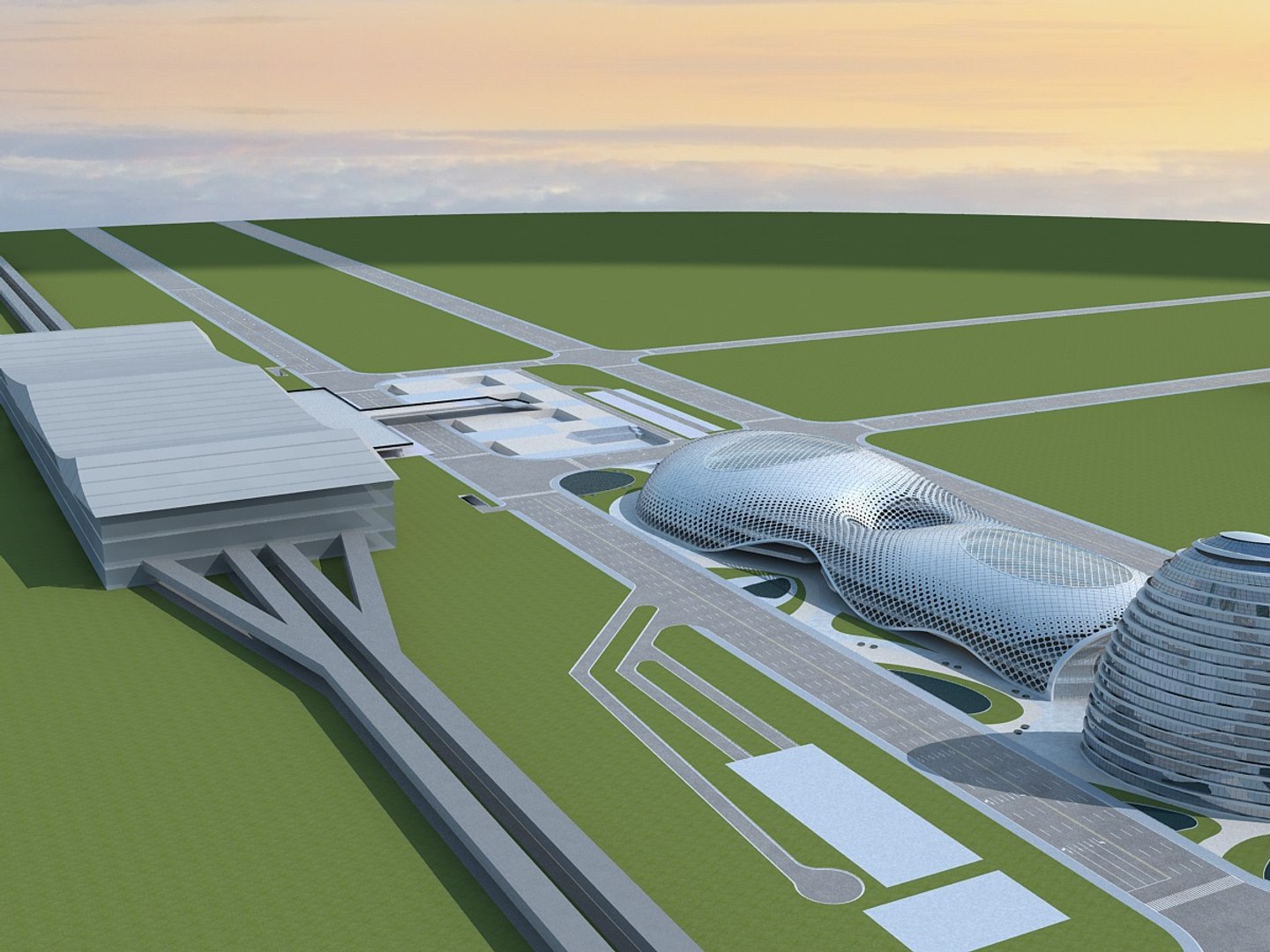 Commercial Building Design 3D Model - TurboSquid 1587401