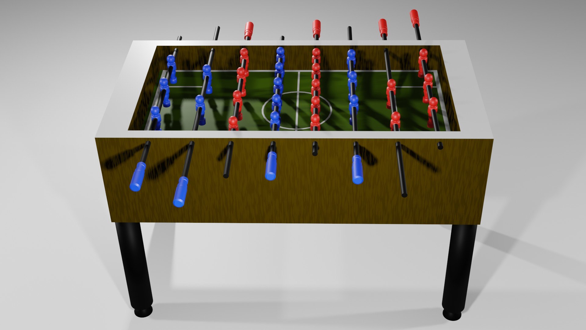Table Football 3D Model - TurboSquid 2123823