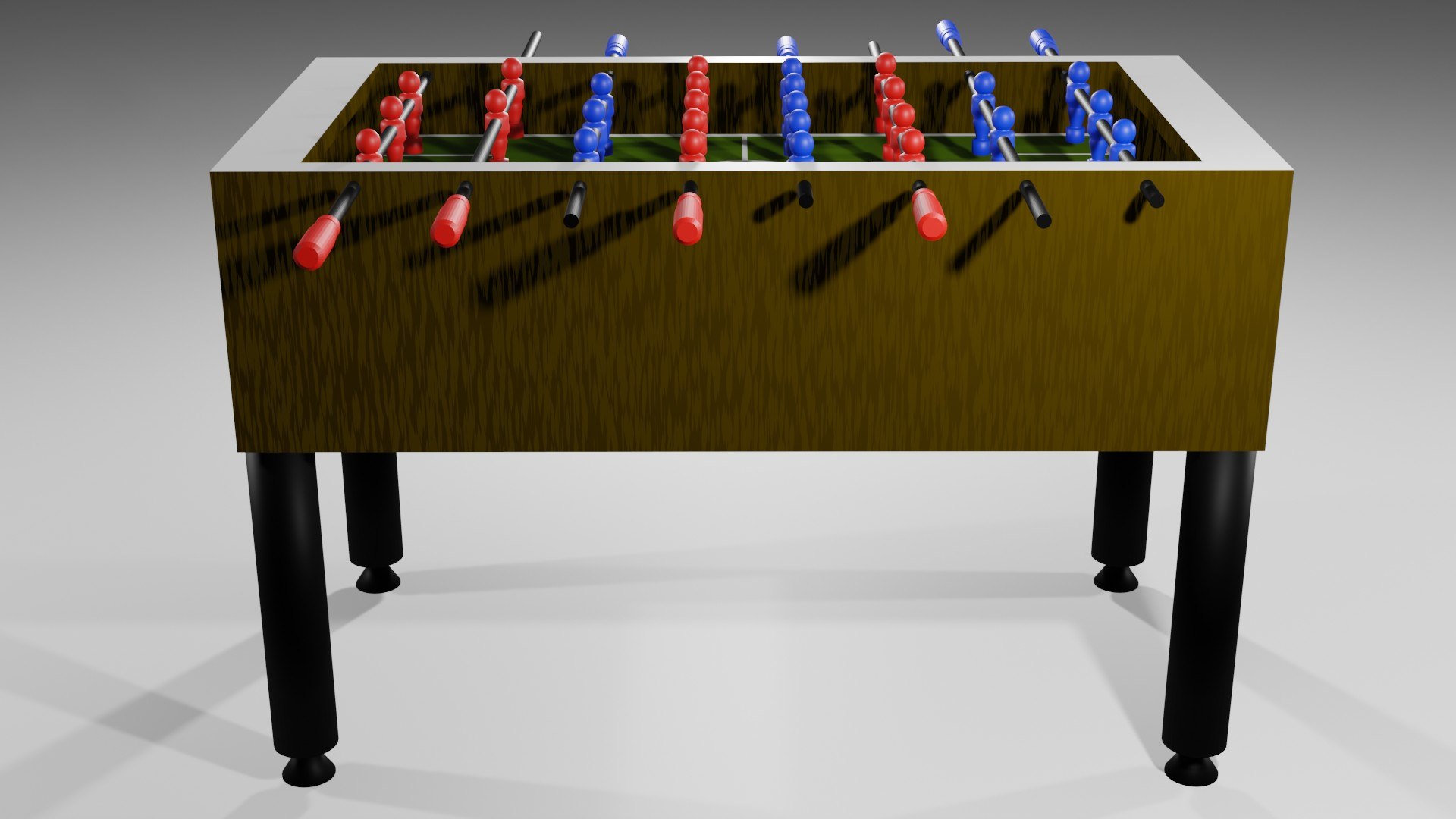 Table Football 3D Model - TurboSquid 2123823