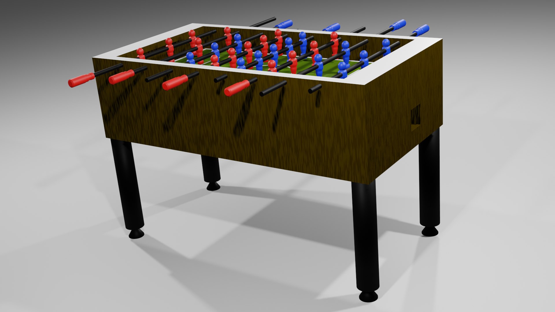 Table Football 3D Model - TurboSquid 2123823