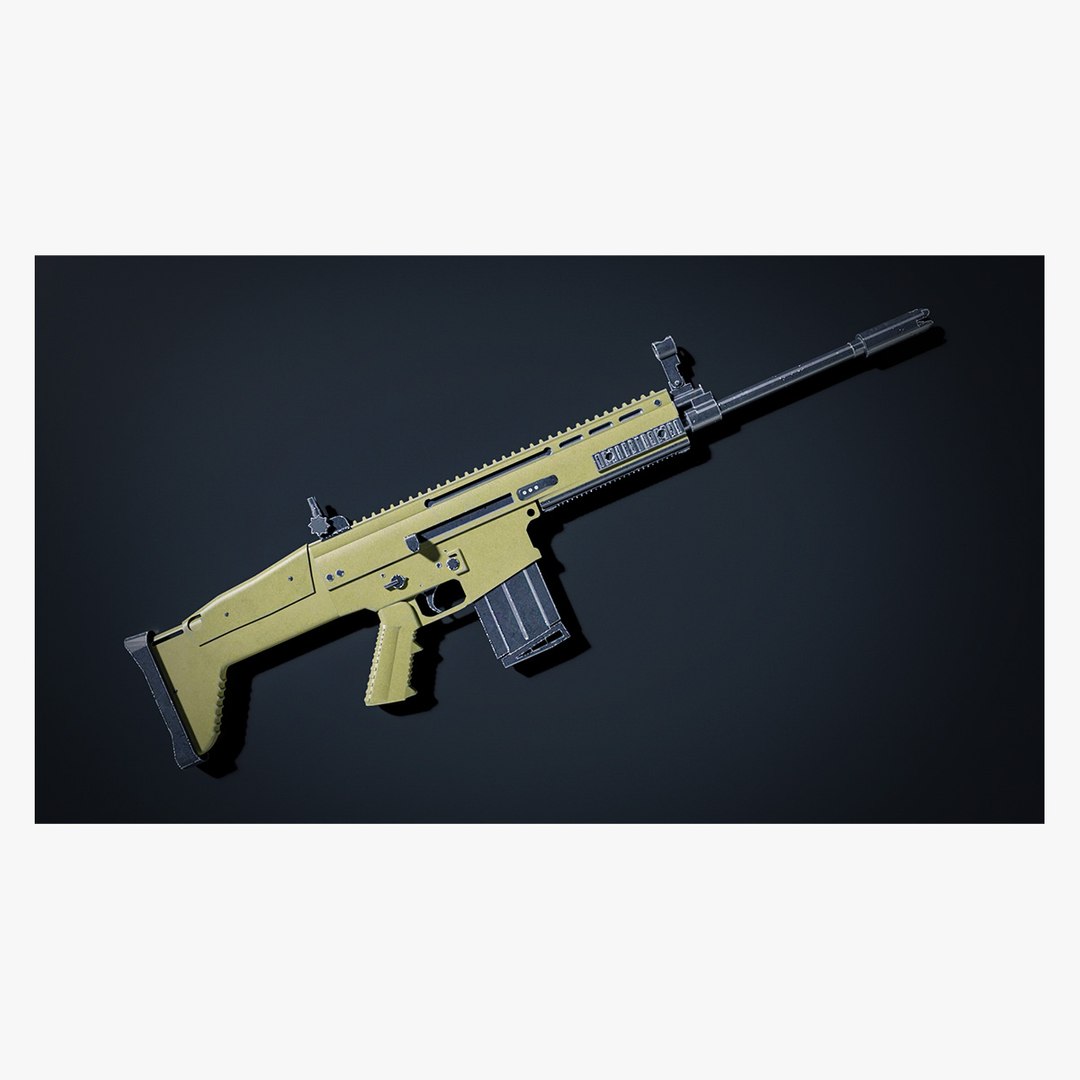 3D Scar Gun 3D model - 3Ds Max 2018 - TurboSquid 2057102