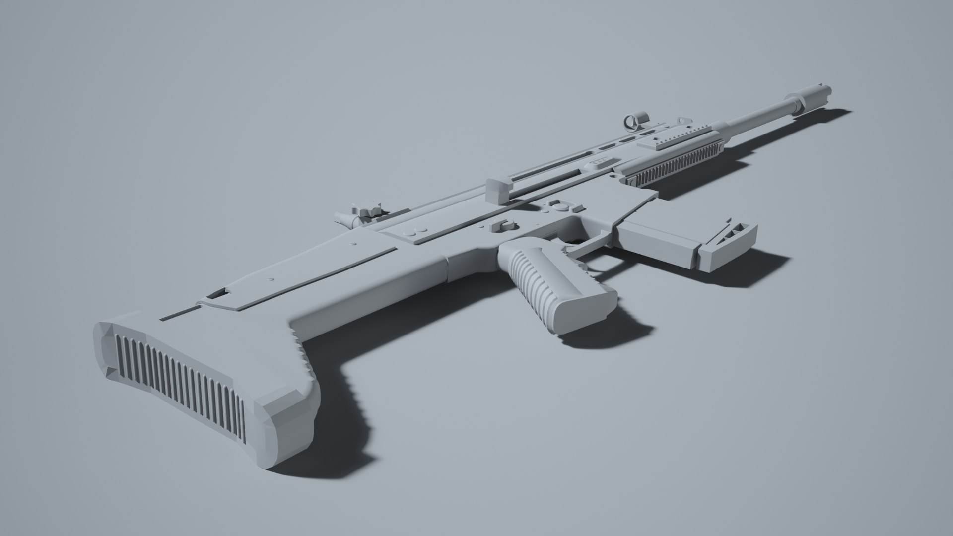 3D Scarl Gun 3D model - TurboSquid 2057102