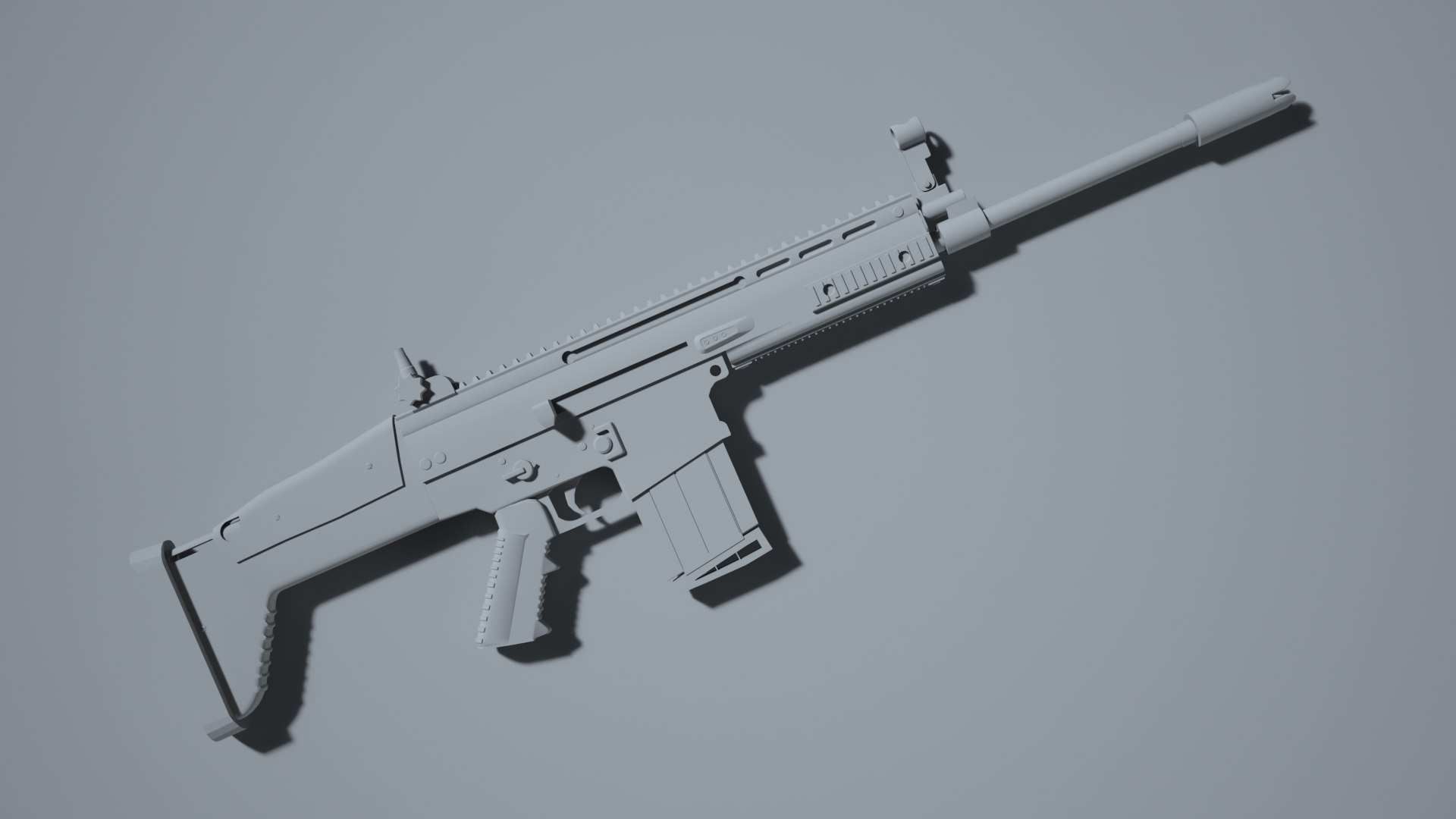 3D Scar Gun 3D Model - 3Ds Max 2018 - TurboSquid 2057102