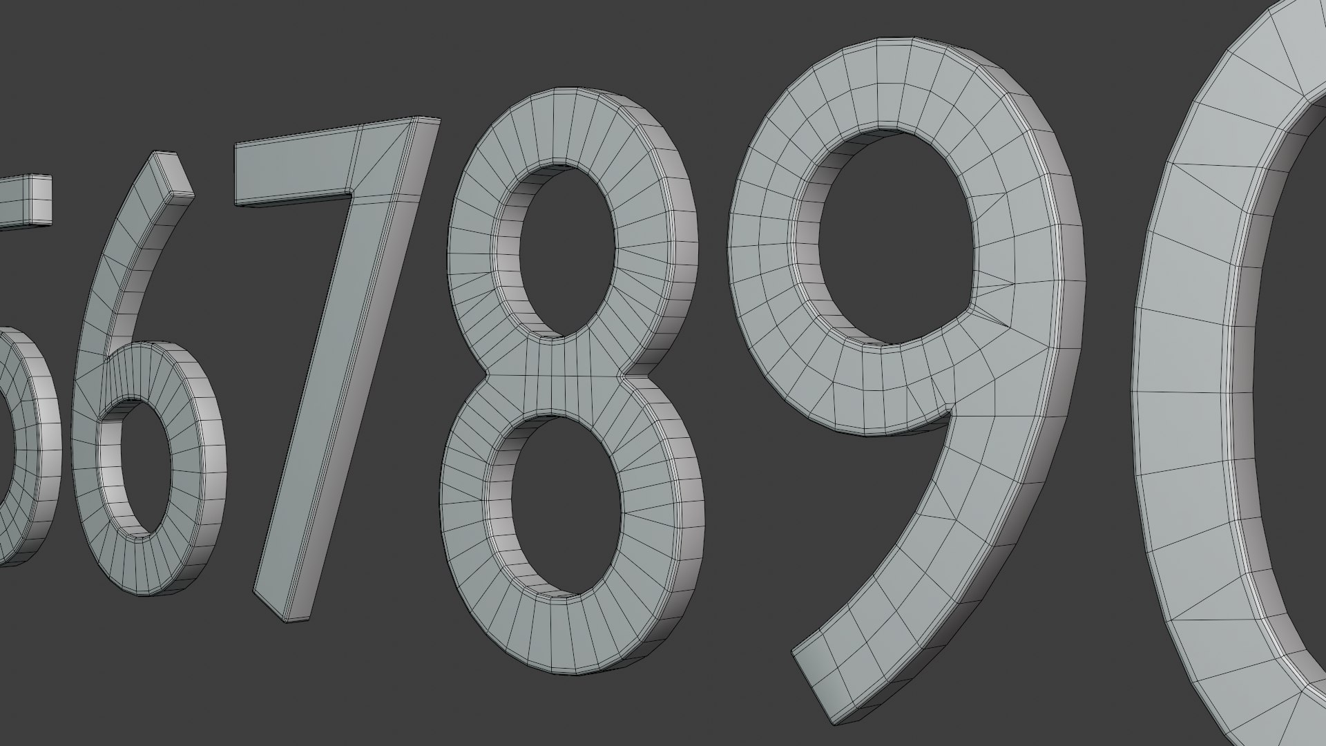 3D Numbers - TurboSquid 2105858