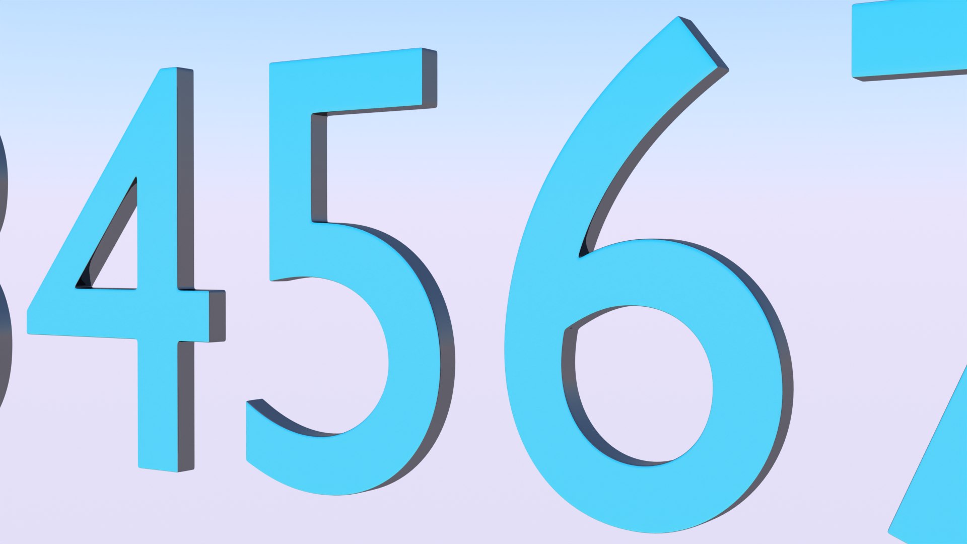 3D Numbers - TurboSquid 2105858