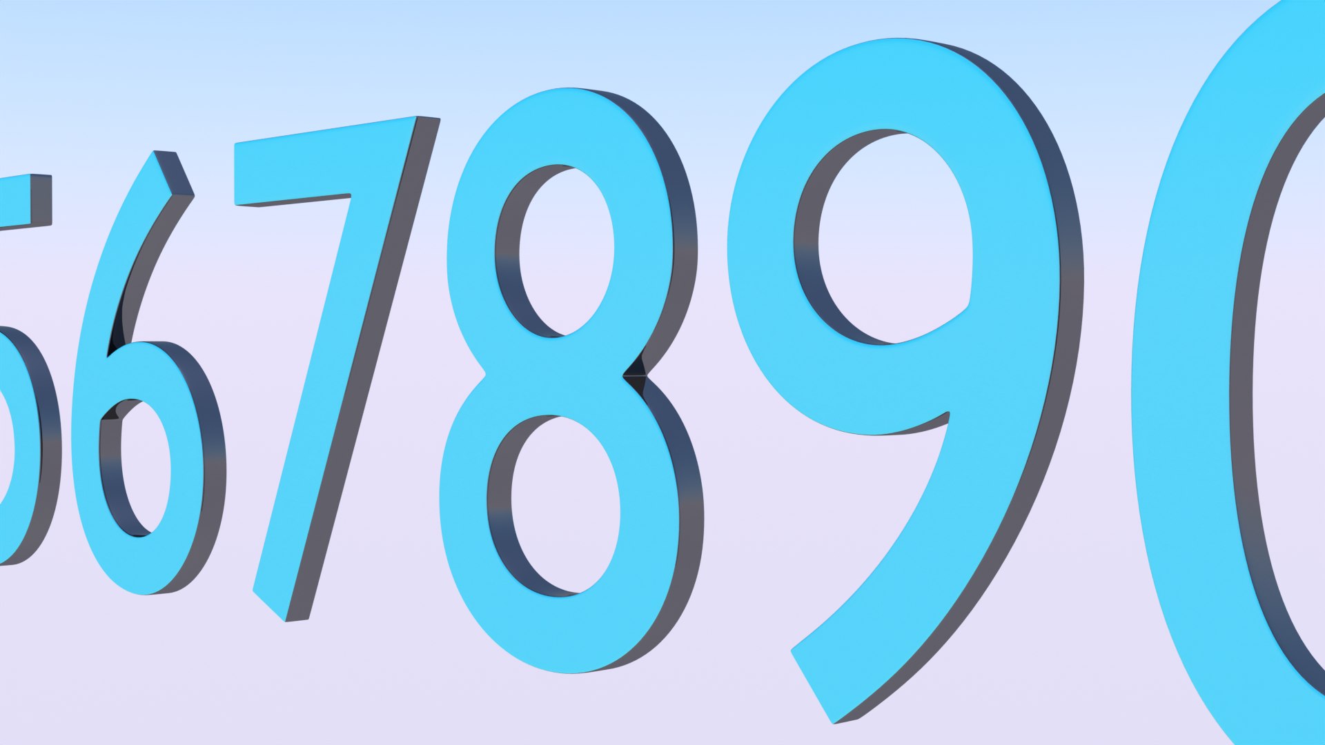 3D Numbers - TurboSquid 2105858