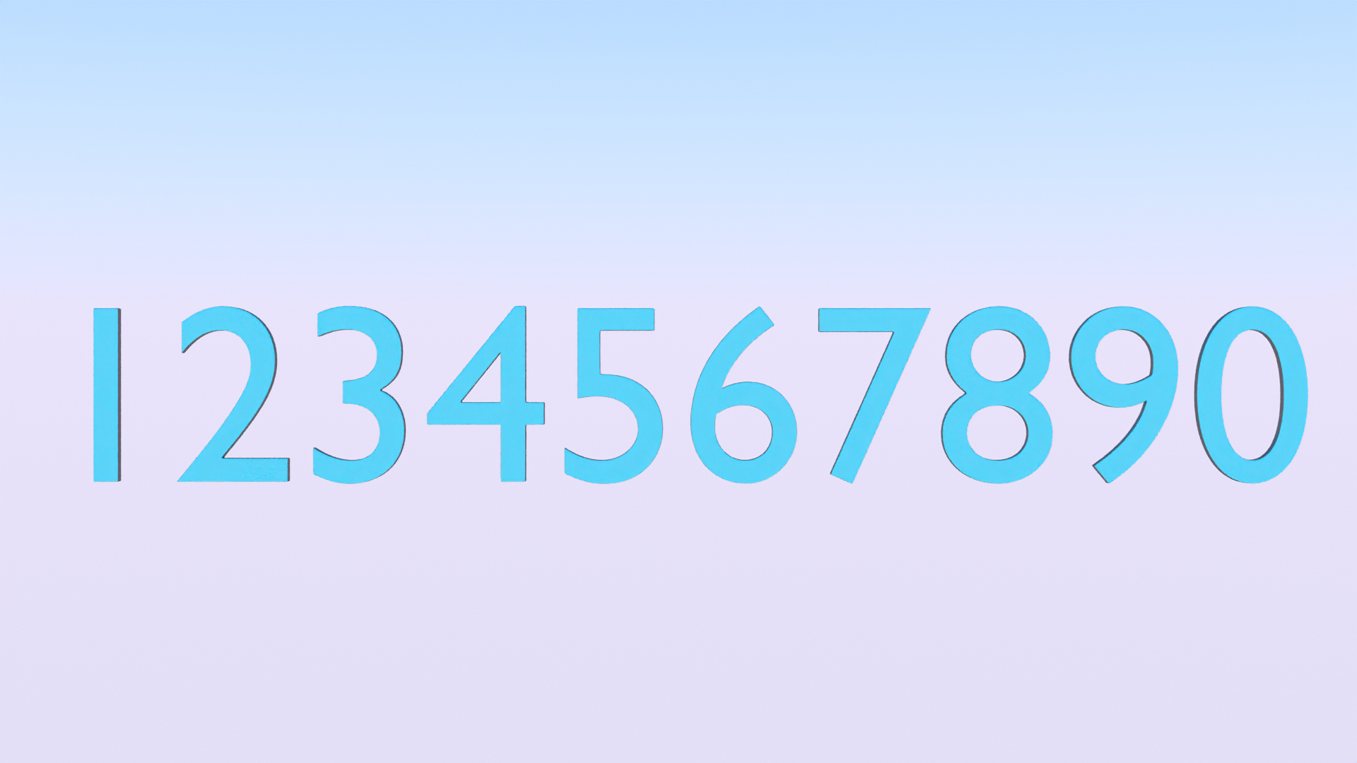 3D Numbers - TurboSquid 2105858