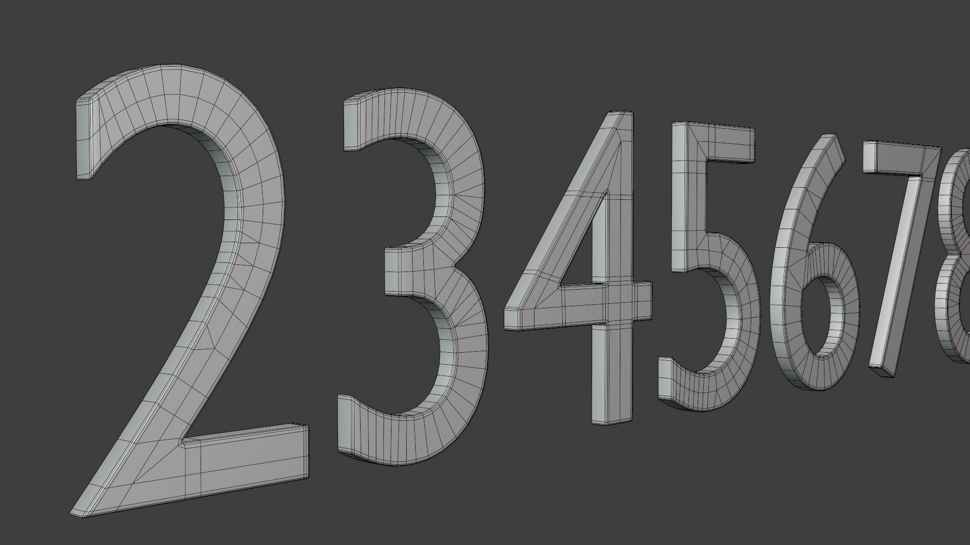 3D Numbers - TurboSquid 2105858