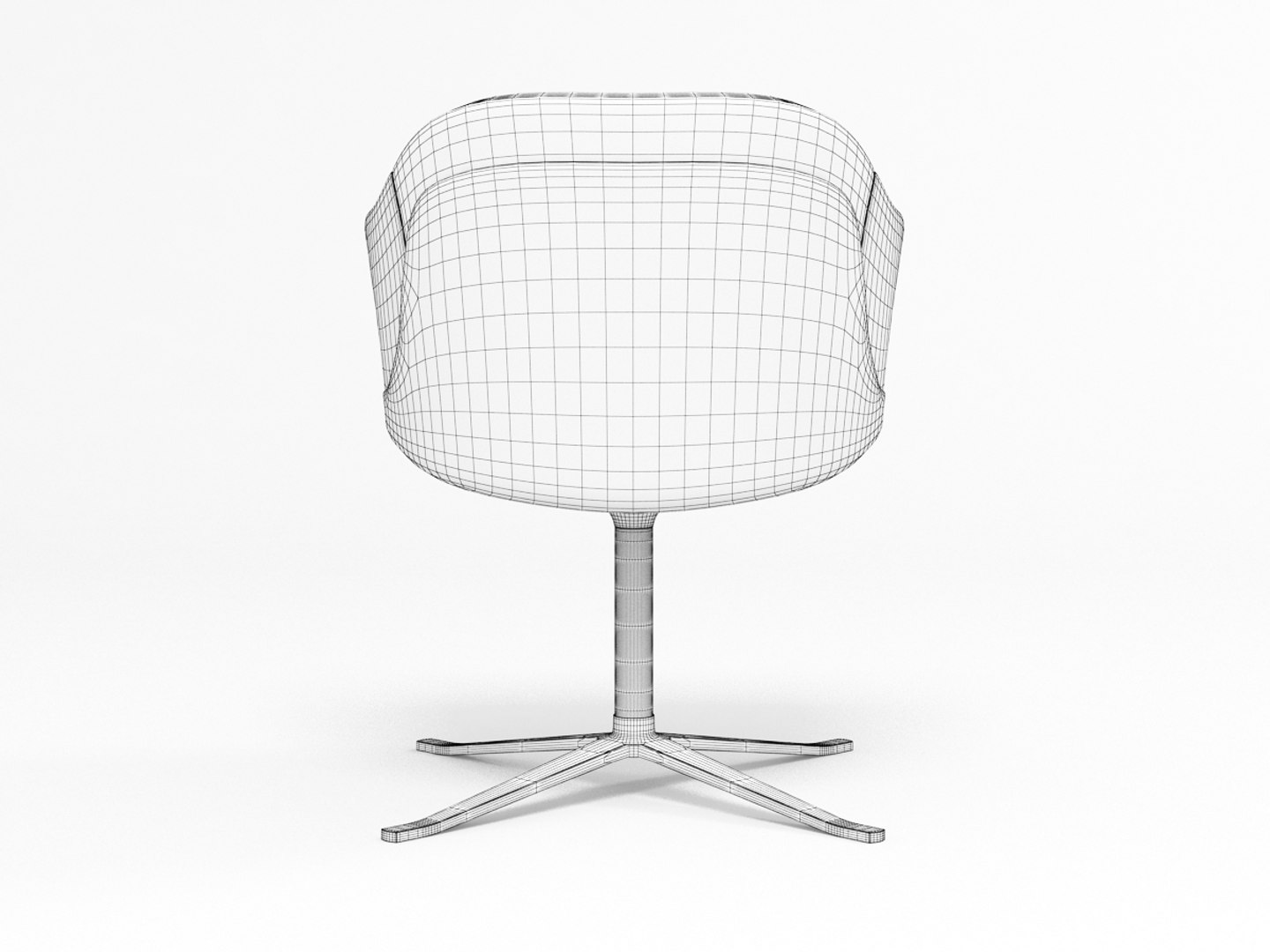 Turtle Bucket Chair 3D Model - TurboSquid 1418678