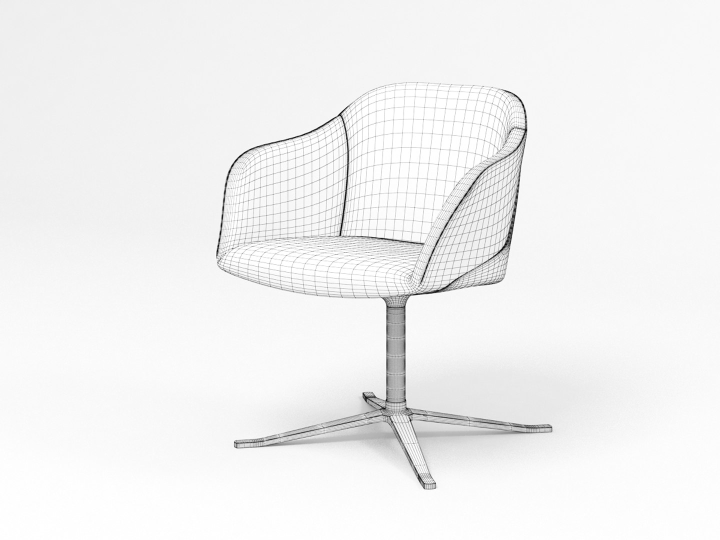 Turtle Bucket Chair 3D Model - TurboSquid 1418678