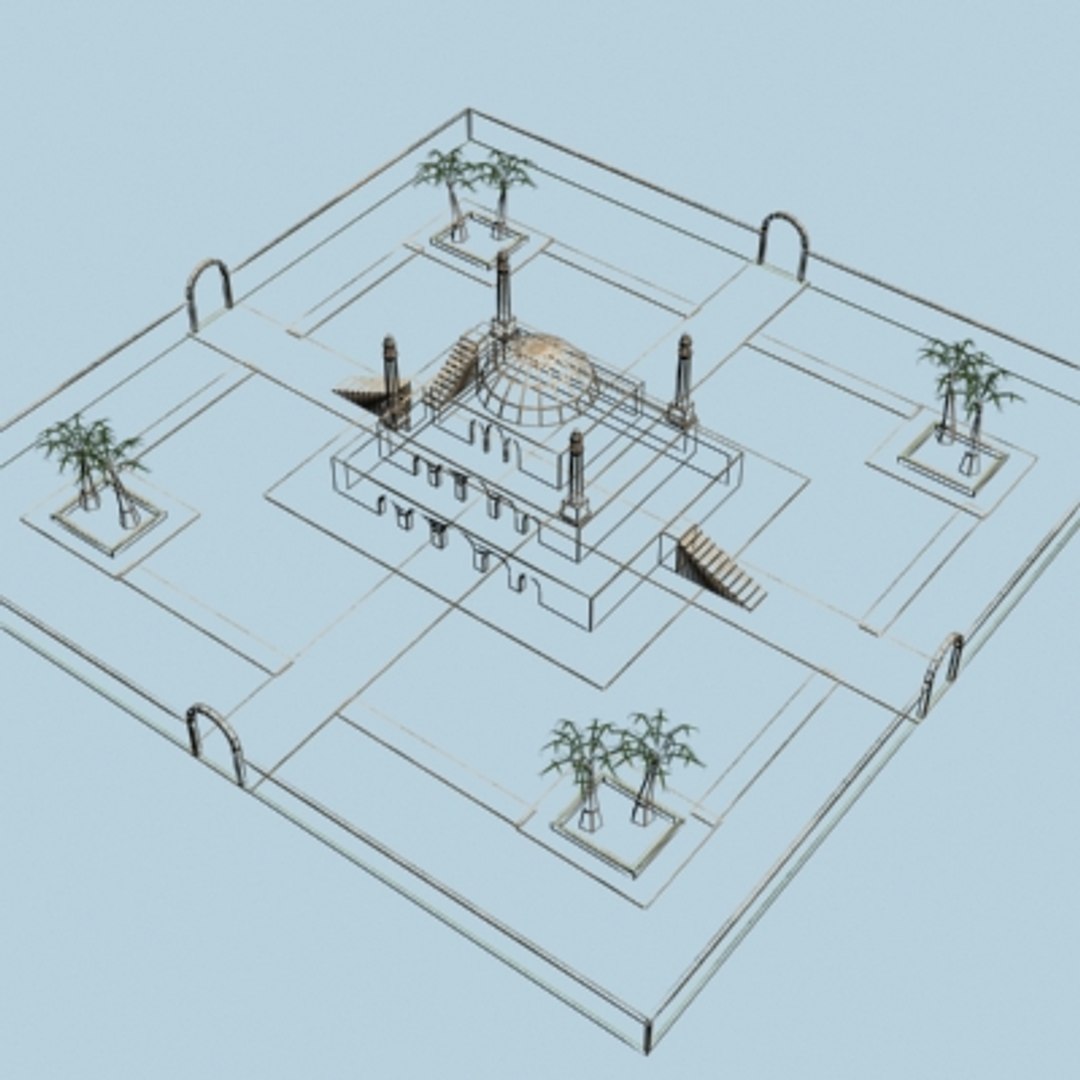 Arabic Mosquet 3d Model