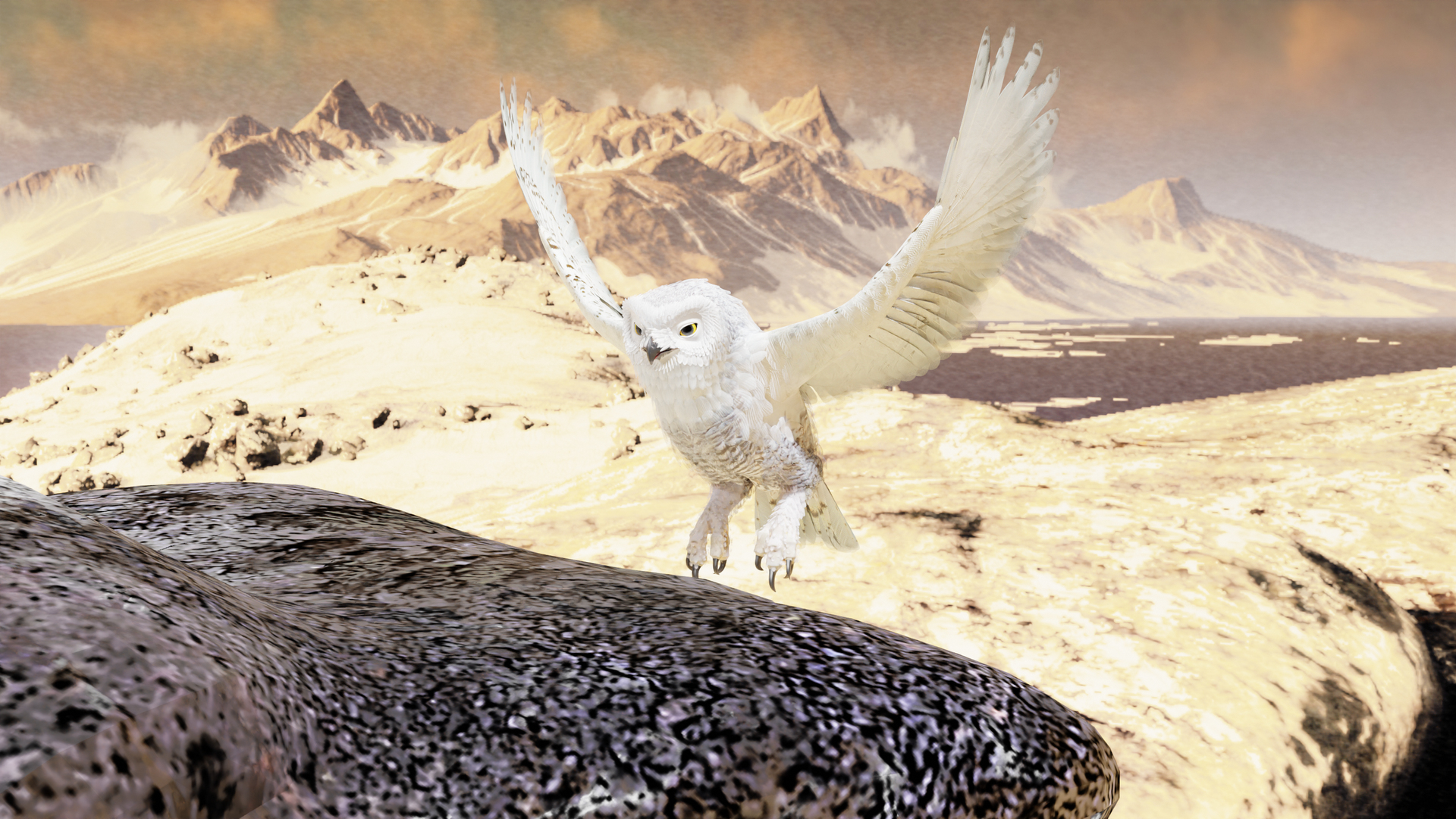 Sown Owl-BLENDER 3D model - TurboSquid 1937970