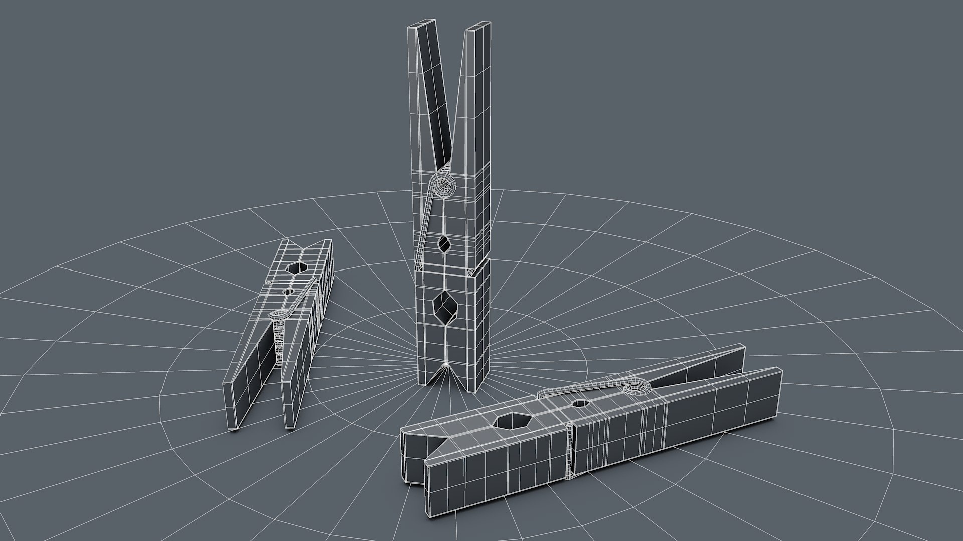 Clothes Pin 3d Model