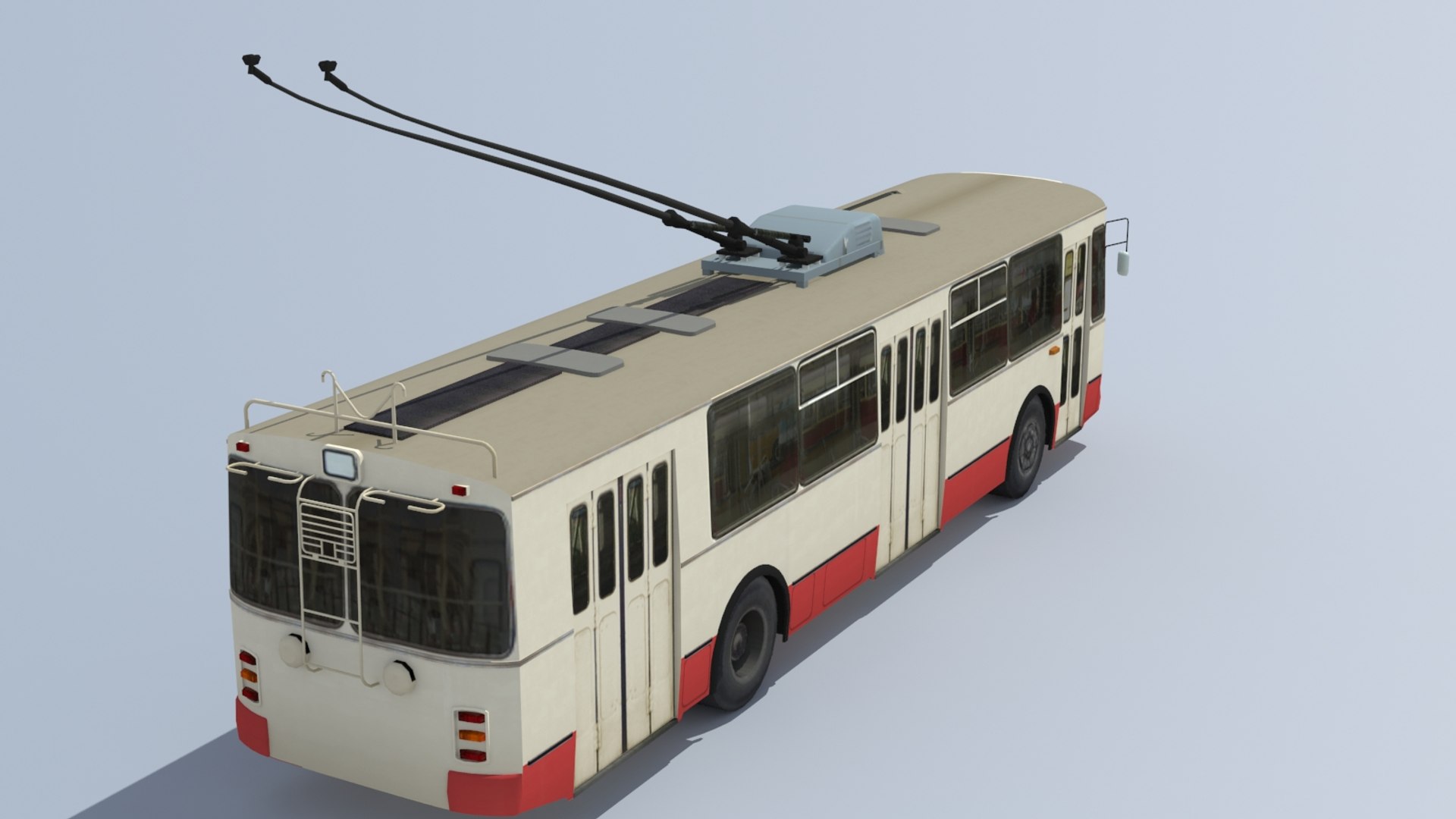 Soviet Trolleybus Ziu-682v 1983 Obj