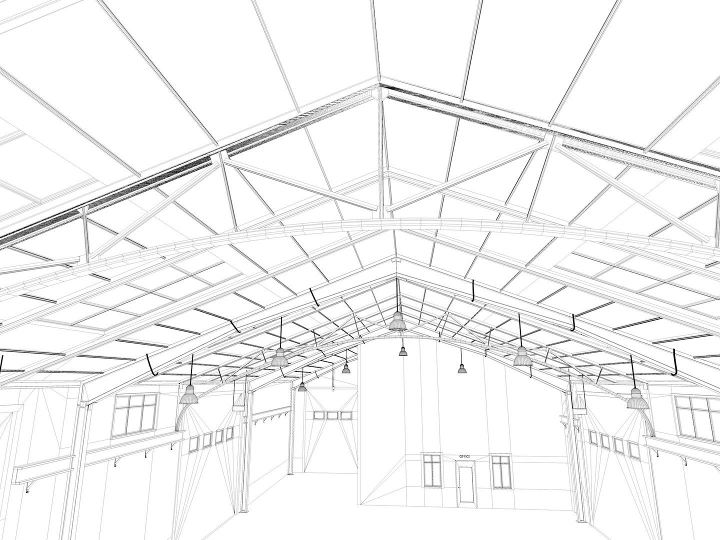 3D Warehouse Office Interior And Exterior - TurboSquid 2104804